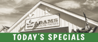 Adams Café Specials - Adams Fairacre Farms