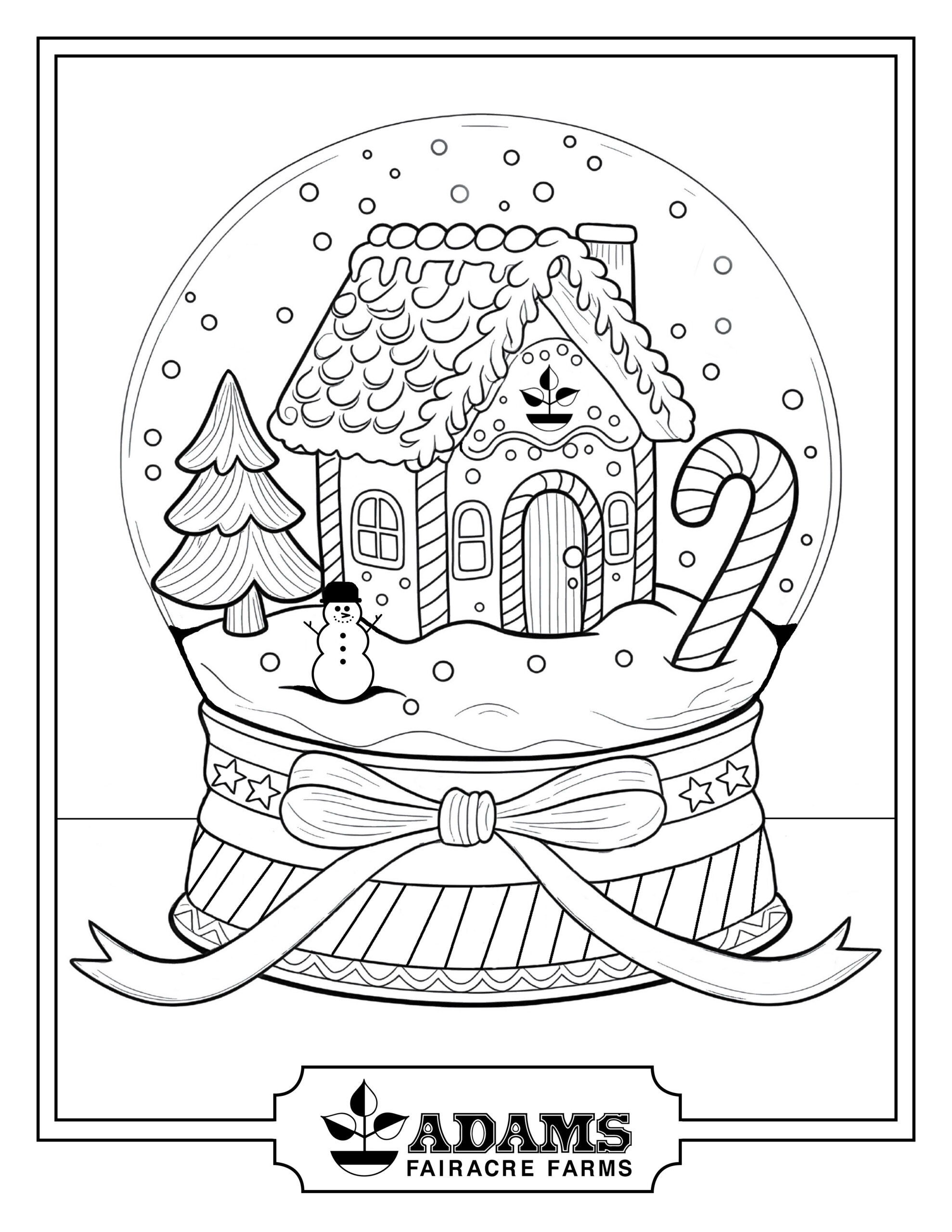 Christmas Coloring Contest 2025 - Adams Fairacre Farms