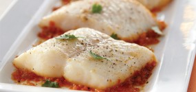 Pollock with Spicy Red Pepper Sauce Recipe - Adams Fairacre Farms